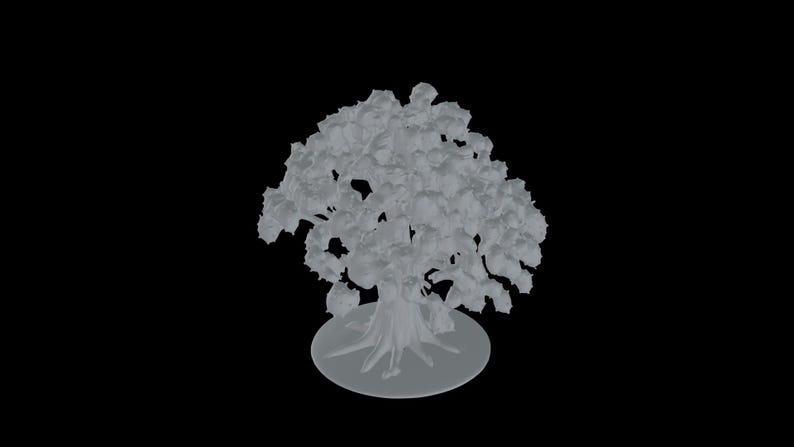 6x Jungle Forest Tree 3D Stl Printer Models for Miniature Art Making ...