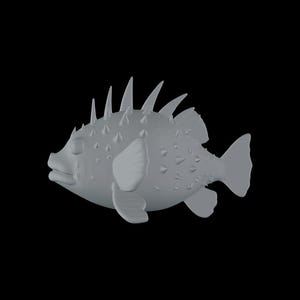 4 3d Fishes Small Predators 3d Stl Files for 3d Printer Machines ...