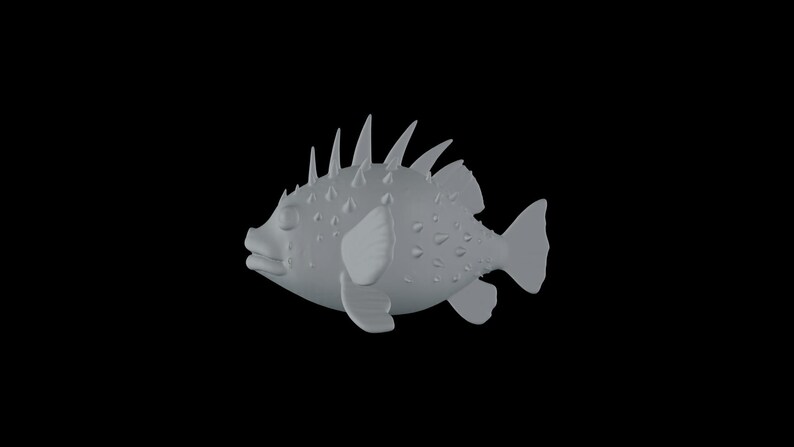 4 3d Fishes Small Predators 3d Stl Files for 3d Printer Machines ...