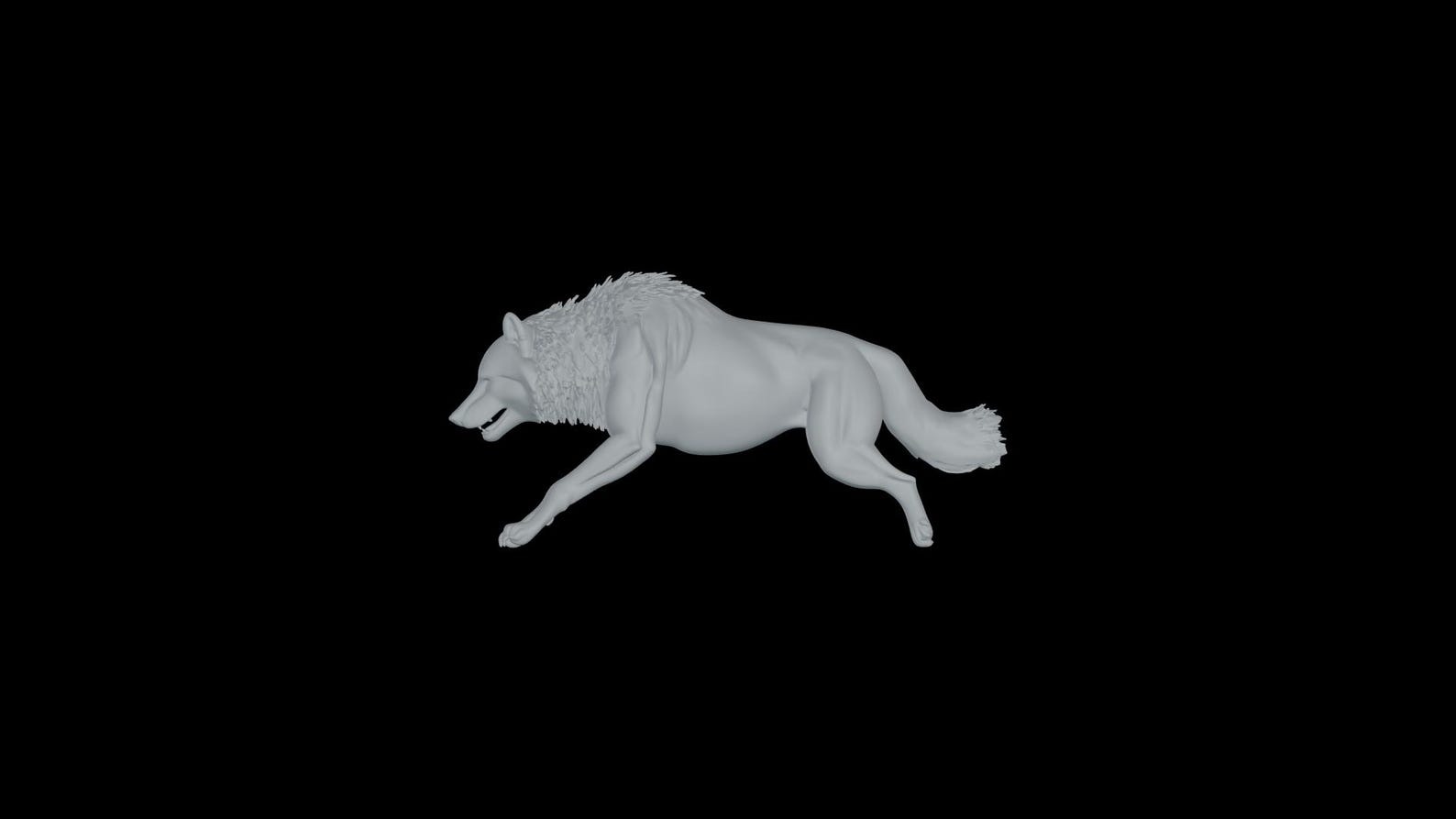 6 Wild Wolf Files for 3d Printers High Quality Nature Sculptures ...