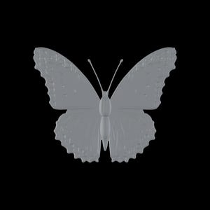 5 3d Realistic Butterflies 3d Stl Files for 3d Printer Machines ...