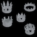 5 Medieval King Crowns 3d Stl Printer Files Collection - Instant ...