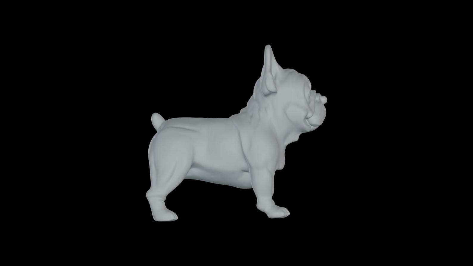 6 Realistic Dog STL Files - Downloadable Models for 3D Printing Instant ...