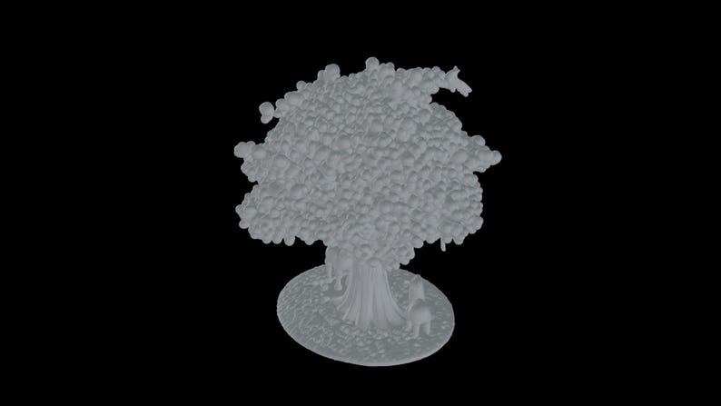 10x Jungle Tree 3D Stl Printer Files | Unique Art, Diorama Models ...
