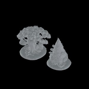 5 3d Stl Christmas Trees Decored for 3d Printer Machines Instant ...