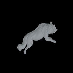6 Wild Wolf Files for 3d Printers High Quality Nature Sculptures ...
