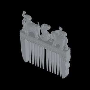 7 3d Stl Combs for Hair Ancient Style Files for 3d Printer Machines ...
