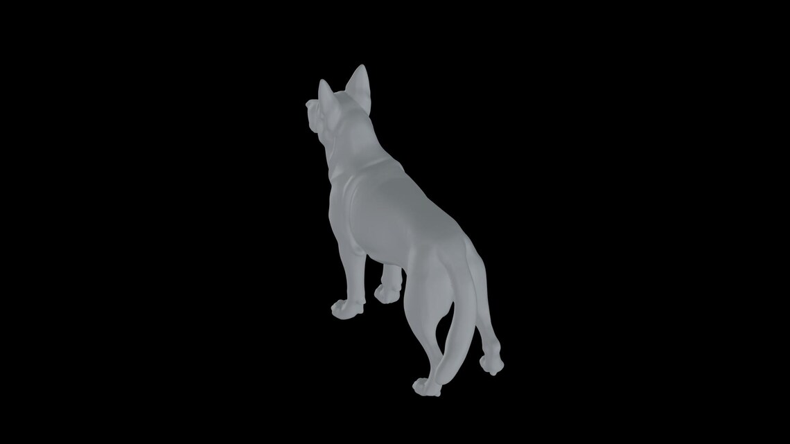 6 Realistic Dog STL Files - Downloadable Models for 3D Printing Instant ...