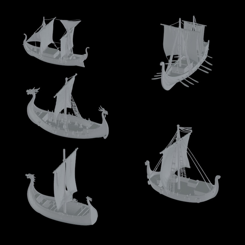 Viking Ship Model Kits - Etsy