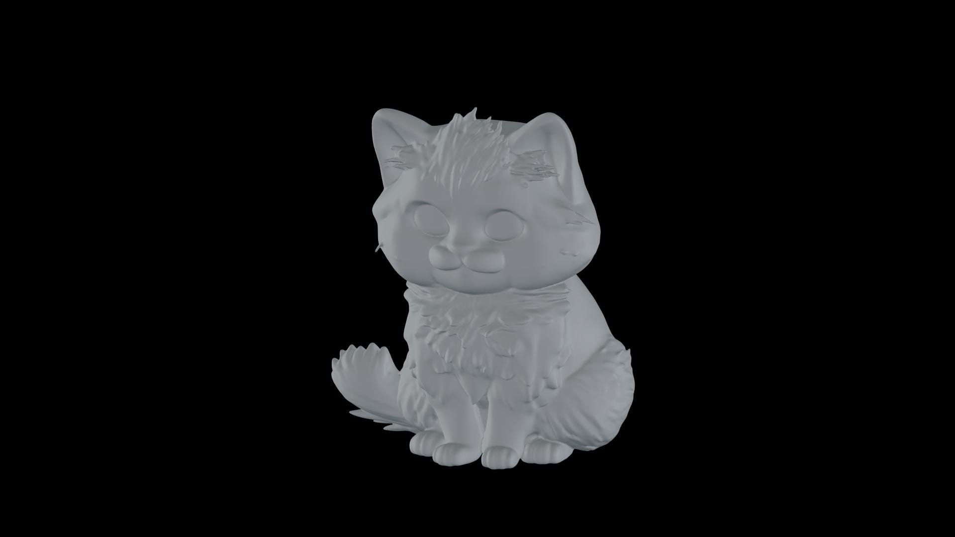 5x Realistic Cat 3D STL Printer Files | Sculptures Set | Real Style ...