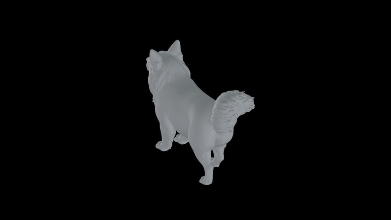 6 Realistic Dog STL Files - Downloadable Models for 3D Printing Instant ...