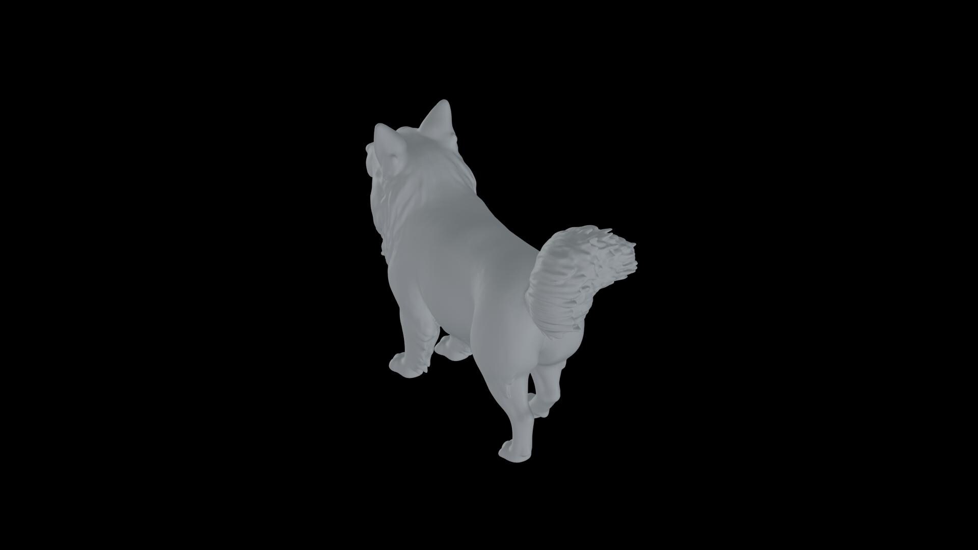 6 Realistic Dog STL Files - Downloadable Models for 3D Printing Instant ...