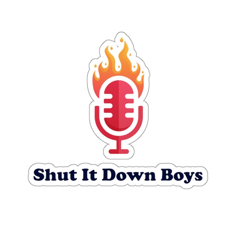 Shut It Down Boys Logo Sticker - Etsy