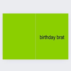 Brat Birthday Card - Printable Brat Birthday Card - Brat Birthday ...
