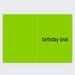 Brat Birthday Card - Printable Brat Birthday Card - Brat Birthday ...