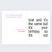 Brat Birthday Card - Printable Brat Birthday Card - Brat Birthday ...