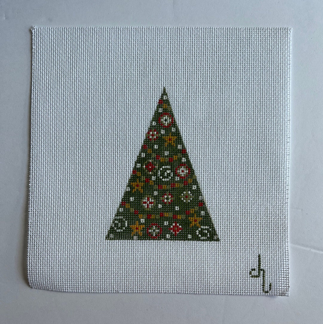 CH Designs Christmas Tree Needlepoint Canvas 18ct - Etsy