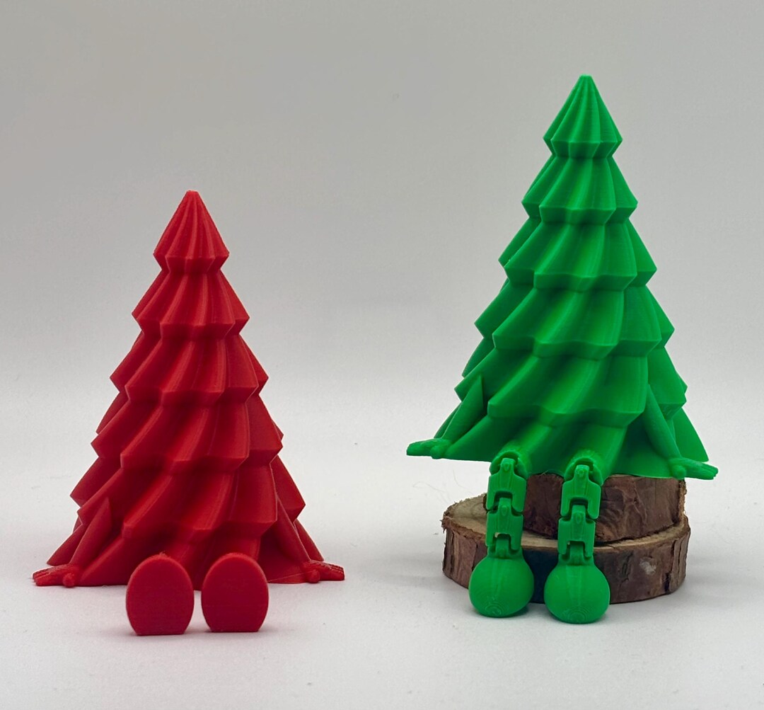 3D Christmas Tree With Articulating Legs - Etsy UK