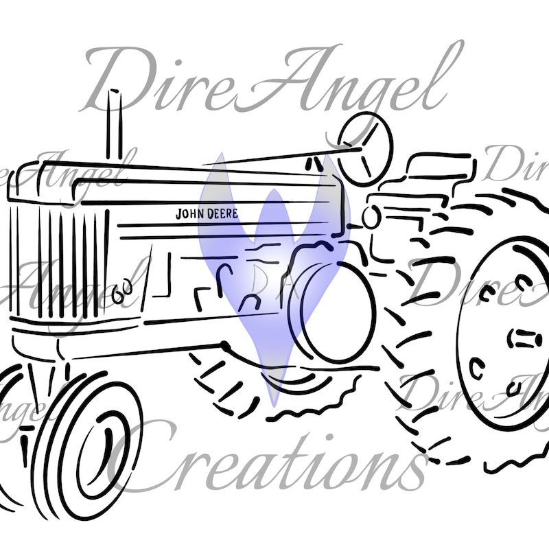 John Deere Tractor Svg - Etsy