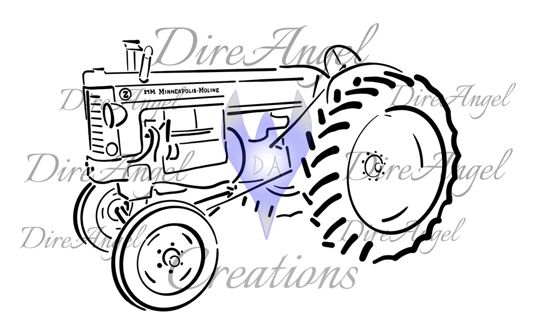 Minneapolis - Moline Z Tractor SVG File for V Carve CNC Router - Etsy ...