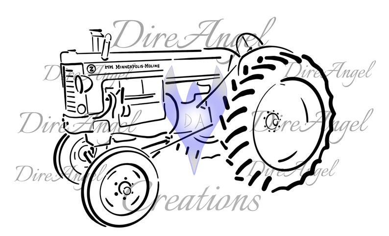 Minneapolis - Moline Z Tractor SVG File for V Carve CNC Router - Etsy