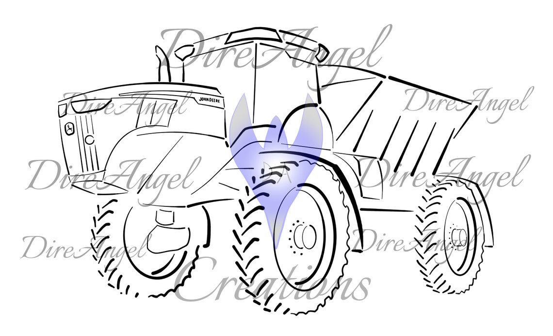 John Deere Spreader 600R Self Propelled SVG for V Carve CNC Router - Etsy