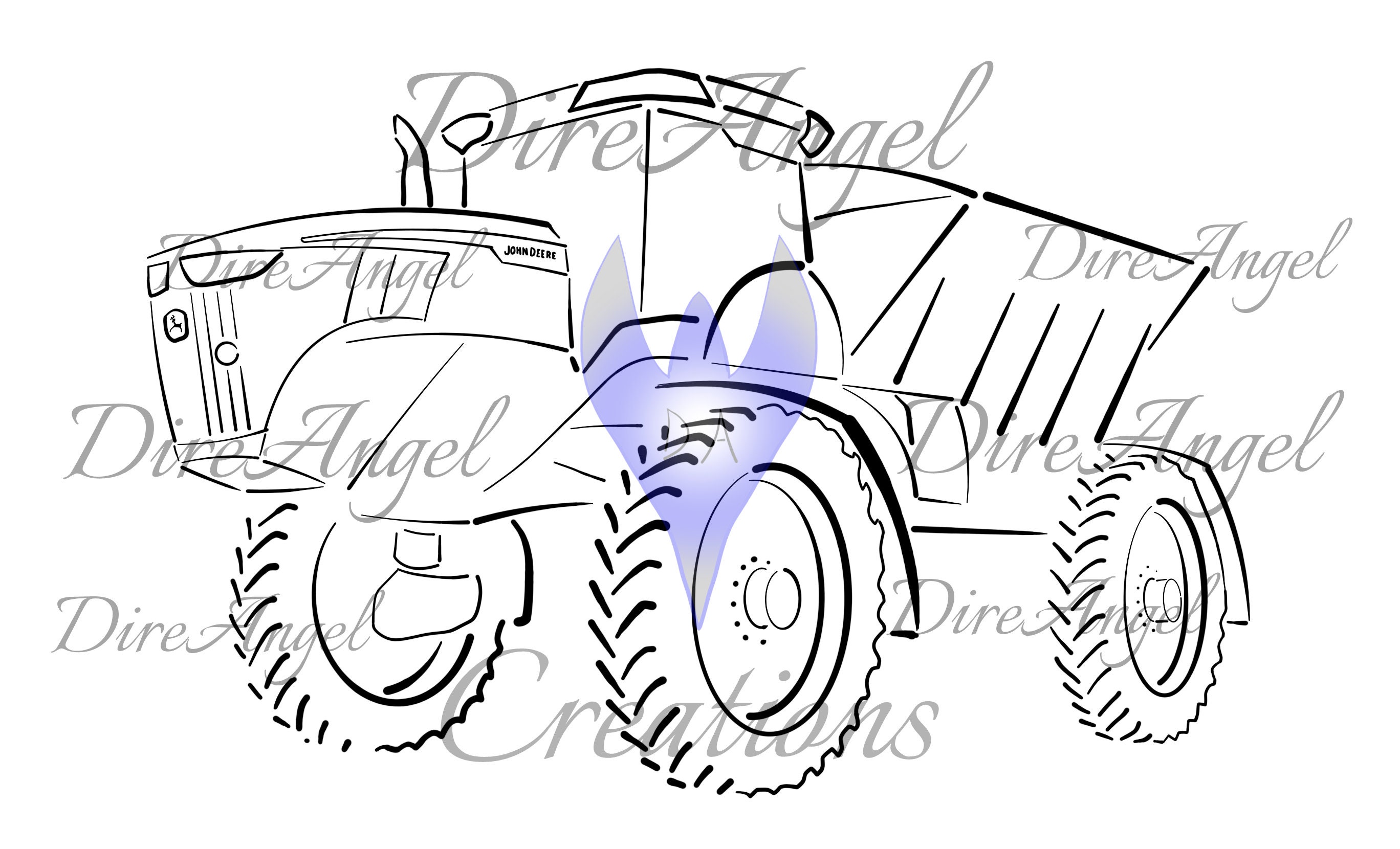 John Deere Spreader 600R Self Propelled SVG for V Carve CNC Router - Etsy