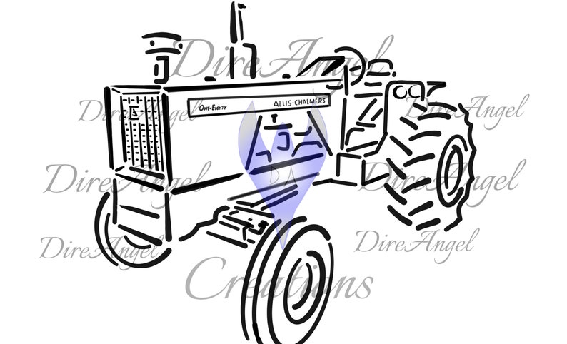 Allis Chalmers 180 One Eighty SVG File for V Carve CNC Router - Etsy