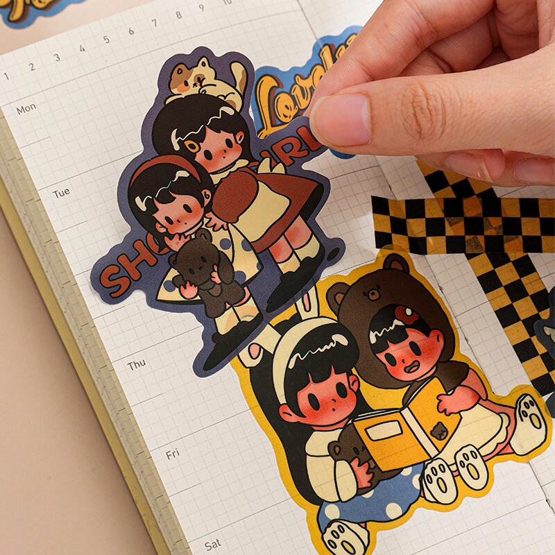 30 Pcs Cute Sticker Pack Together With You Series High Quality PET ...