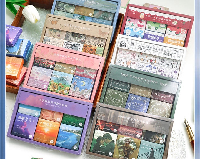 Journal of Time Series [6box Pack 300stickers] - Movie Scene, Vintage ...