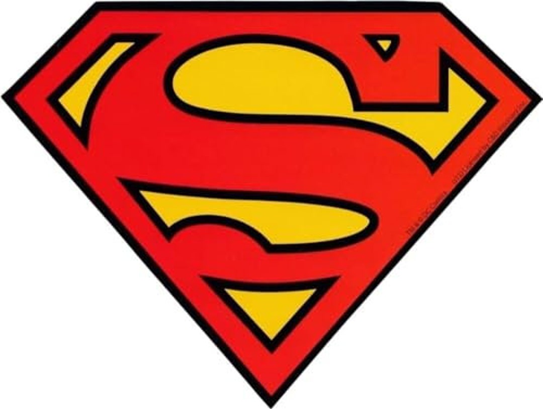 Superman Logo Novelty Stickers & Magnets - Etsy