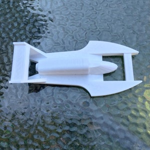 3d Printed Hydroplane Boat Water Sports Racing Competition Race Circuit ...