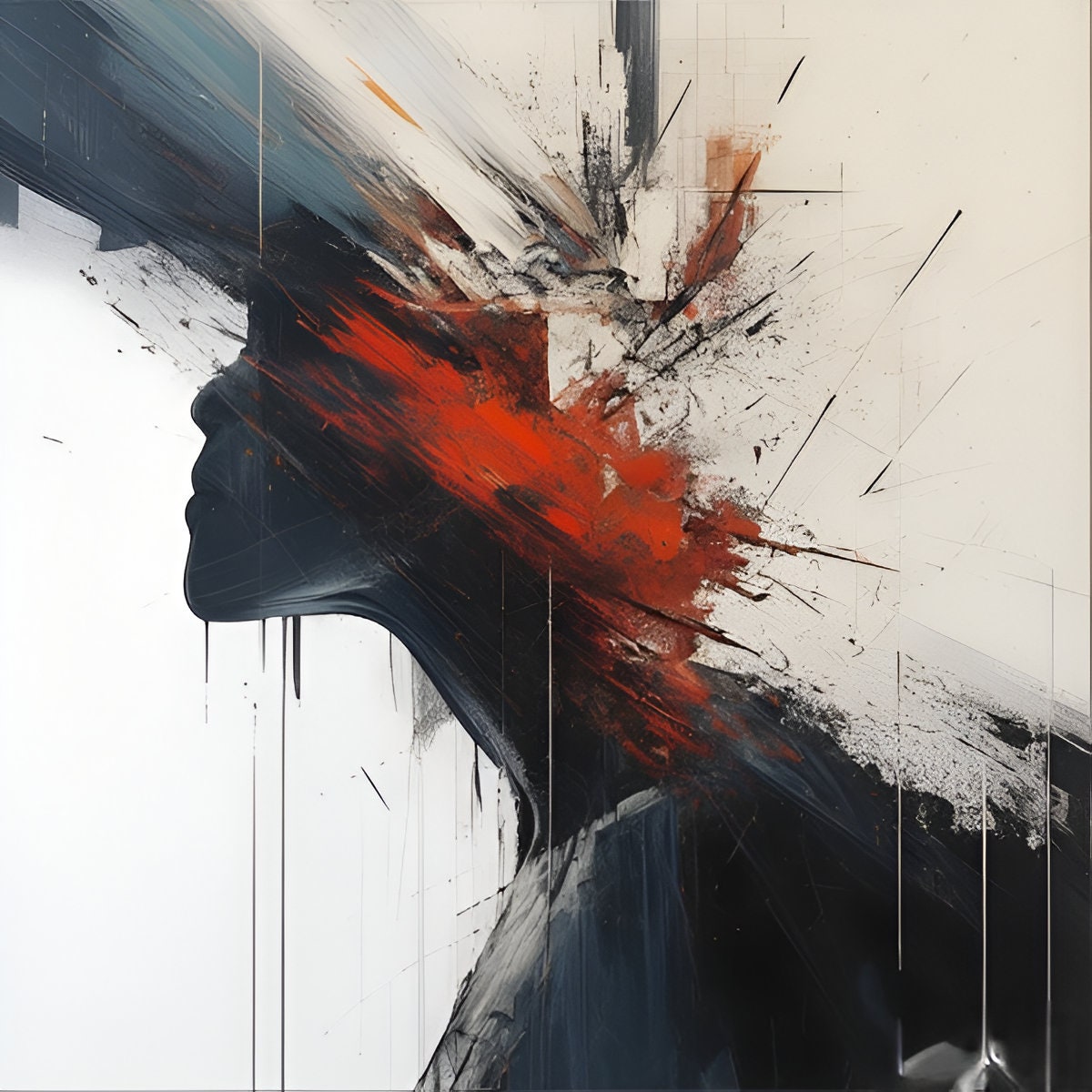 Futuristic Digital Minimalism Wall Art for Interior/furniture Design - Etsy