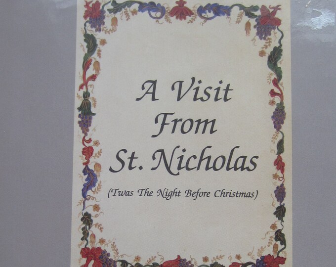 A Visit From St. Nicholas Clement C. Moore Mary C. Ogden International ...