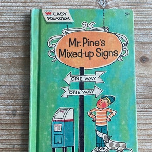 Mr Pine's Mixed-up Signs, Leonard Kessler, Wonder Books, 1961, Vintage ...