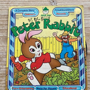 Peter Rabbit * Song and Sound Effects * Peter Pan Records * 1970s ...