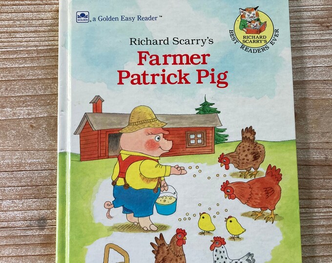 Richard Scarry’s Farmer Patrick Pig * A Golden Easy Reader * Western ...