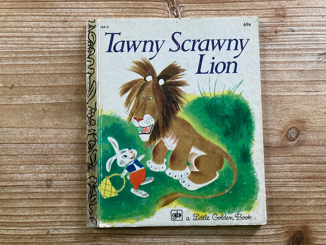 Tawny Scrawny Lion A Little Golden Book Kathryn Jackson Gustaf Tenggren ...
