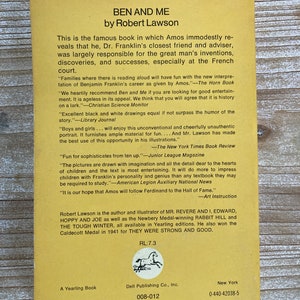 Ben and Me * Life of Benjamin Franklin by His Good Mouse Amos * Robert ...