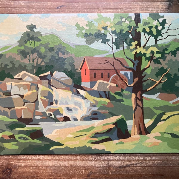 70s Paint by Number - Etsy