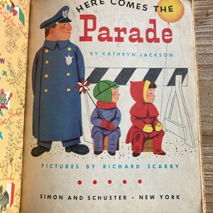 Here Comes the Parade * Little Golden Book * First Edition * Kathryn ...