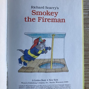 Smokey the Fireman A Golden Easy Reader Richard Scarry Western ...