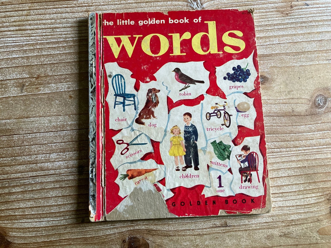 The Little Golden Book of Words * Selma Lola Chambers * Gertrude ...