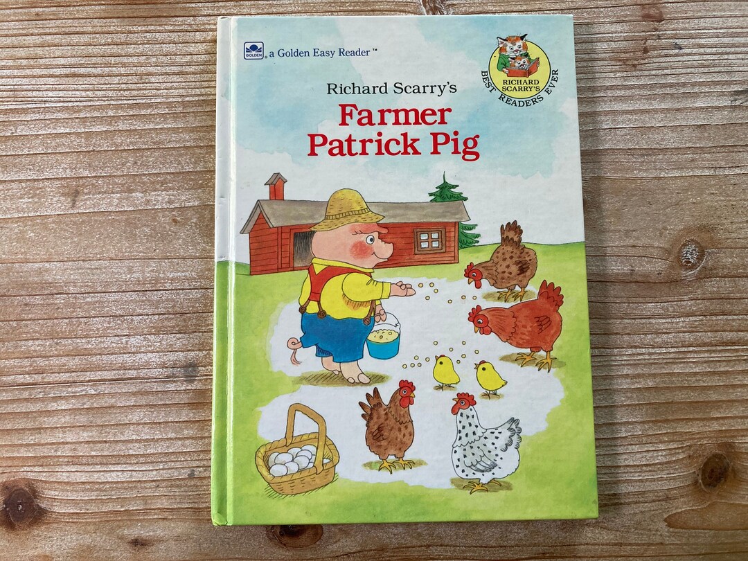 Richard Scarry’s Farmer Patrick Pig * A Golden Easy Reader * Western ...