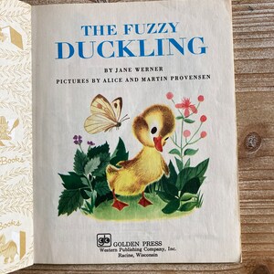 The Fuzzy Duckling * A Little Golden Book * Jane Werner * Alice and ...