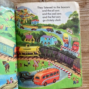 The Little Red Caboose * A Little Golden Book * Marian Potter * Tibor ...