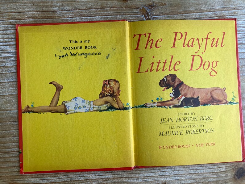 The Playful Little Dog * Jean Horton Berg * Maurice Robertson * Wonder ...