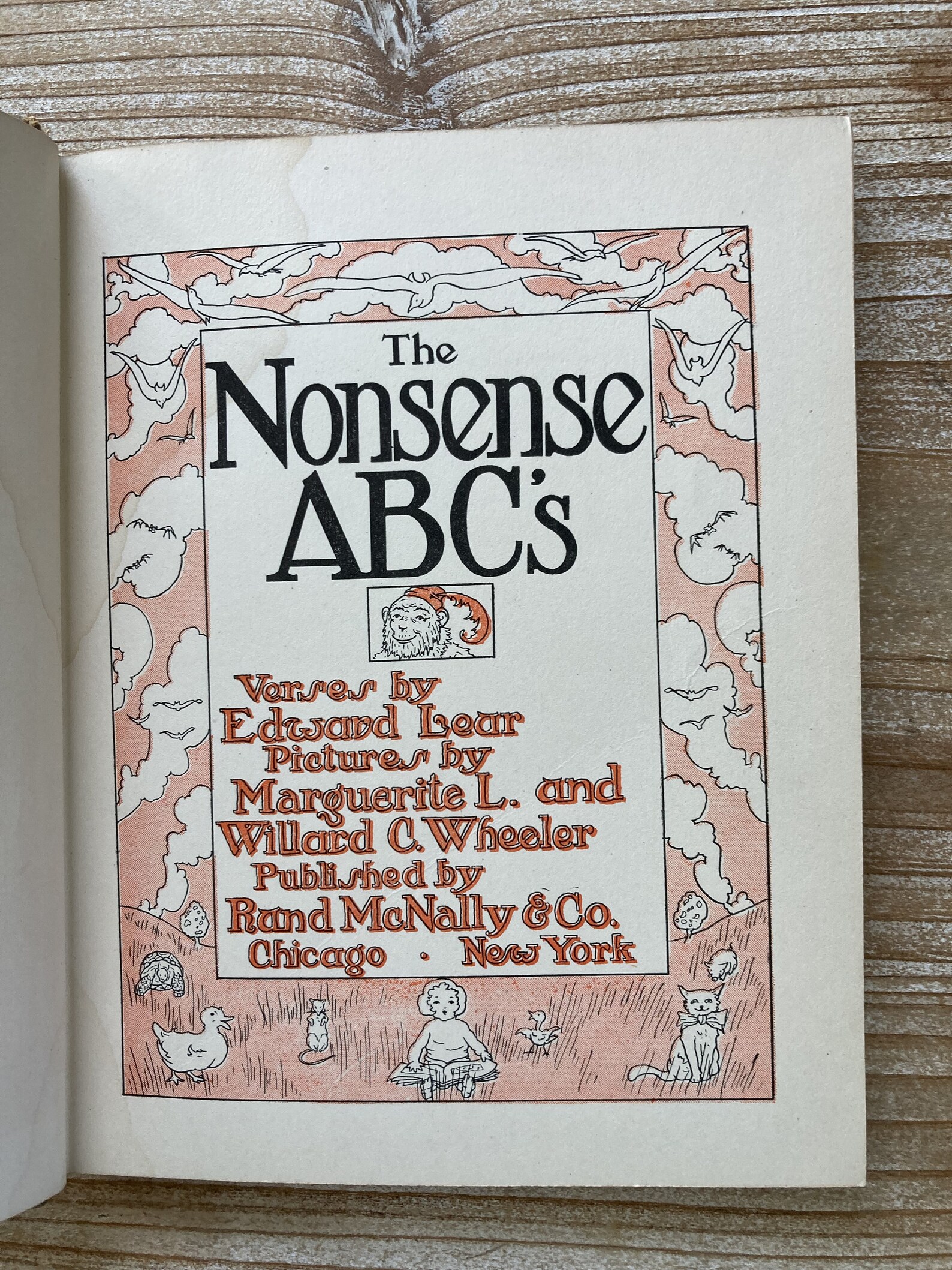 The Nonsense Abcs the Bye-lo Series Edward Lear - Etsy