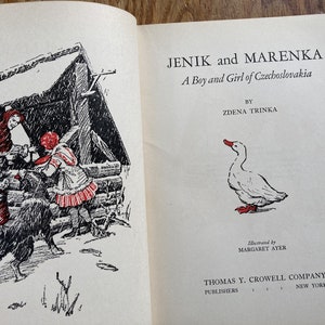 Jenik and Marenka * A Boy and Girl of Czechoslovakia * Zdena Trinka ...
