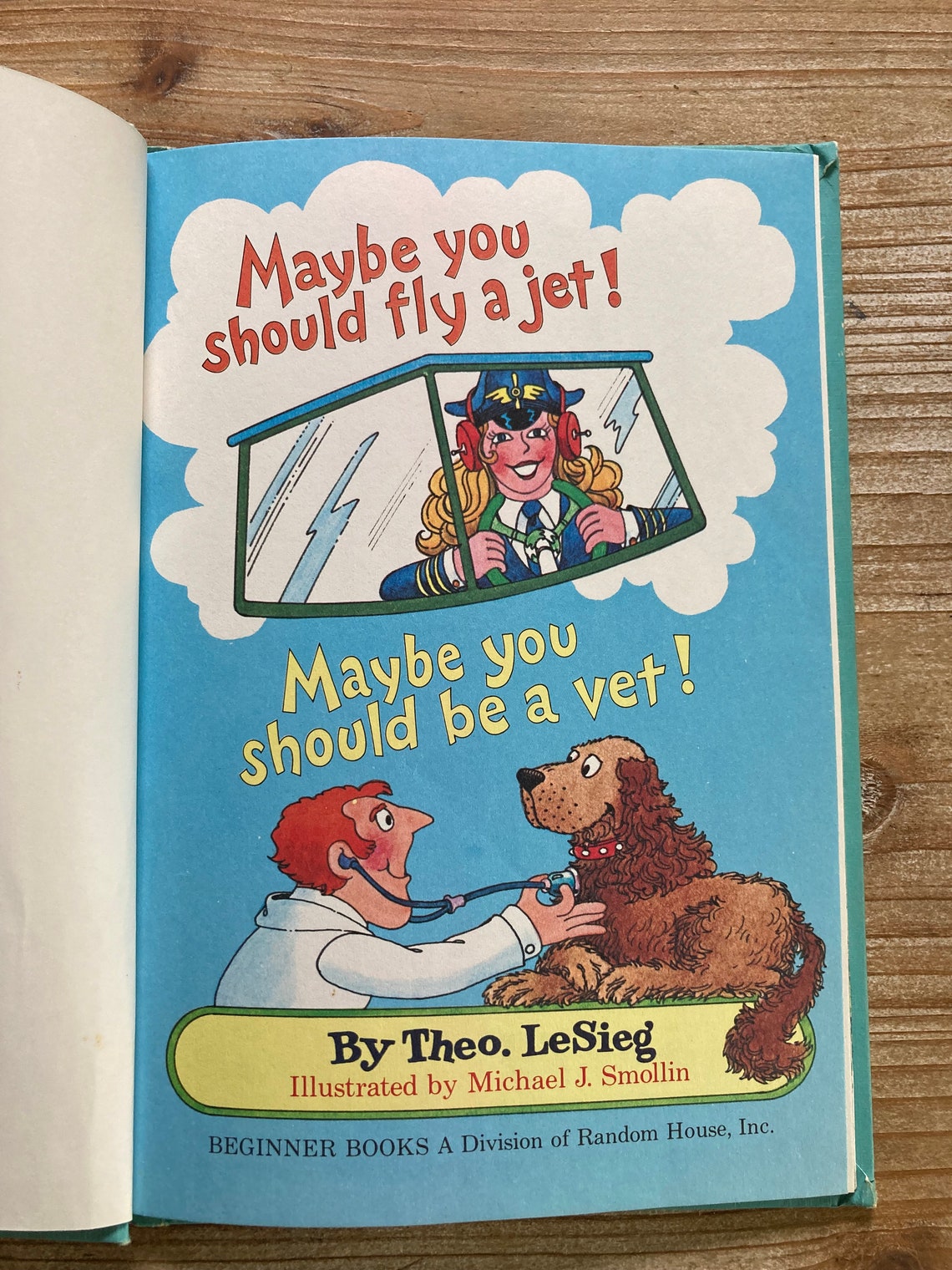 Maybe You Should Fly a Jet, Maybe You Should Be A Vet! * Theo Lesieg ...
